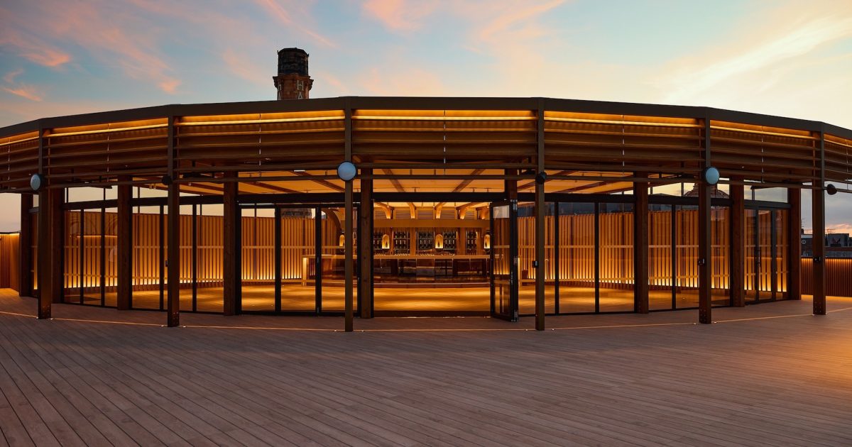 Kendall Kingscott | The story behind the Helideck Pavilion rooftop…